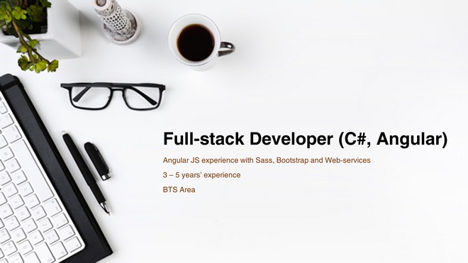 JAC – C# fullstack 60K – 70K – TechTalkThai Jobs